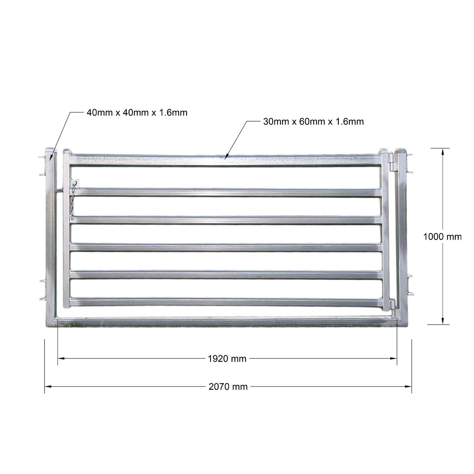 Large Sheep Gate 2m | Super Rack