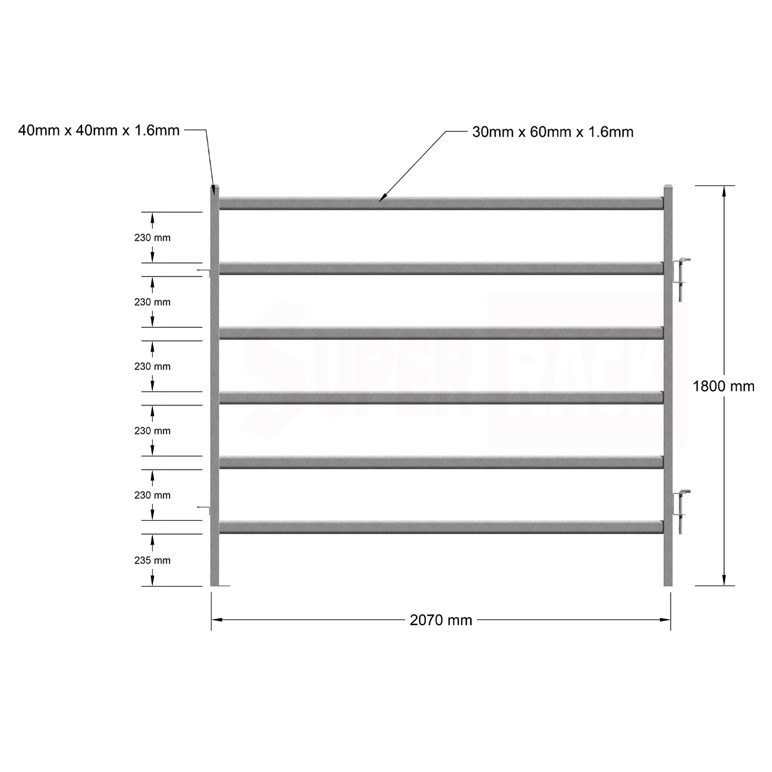 20 Head - Cattle Yard | Super Rack