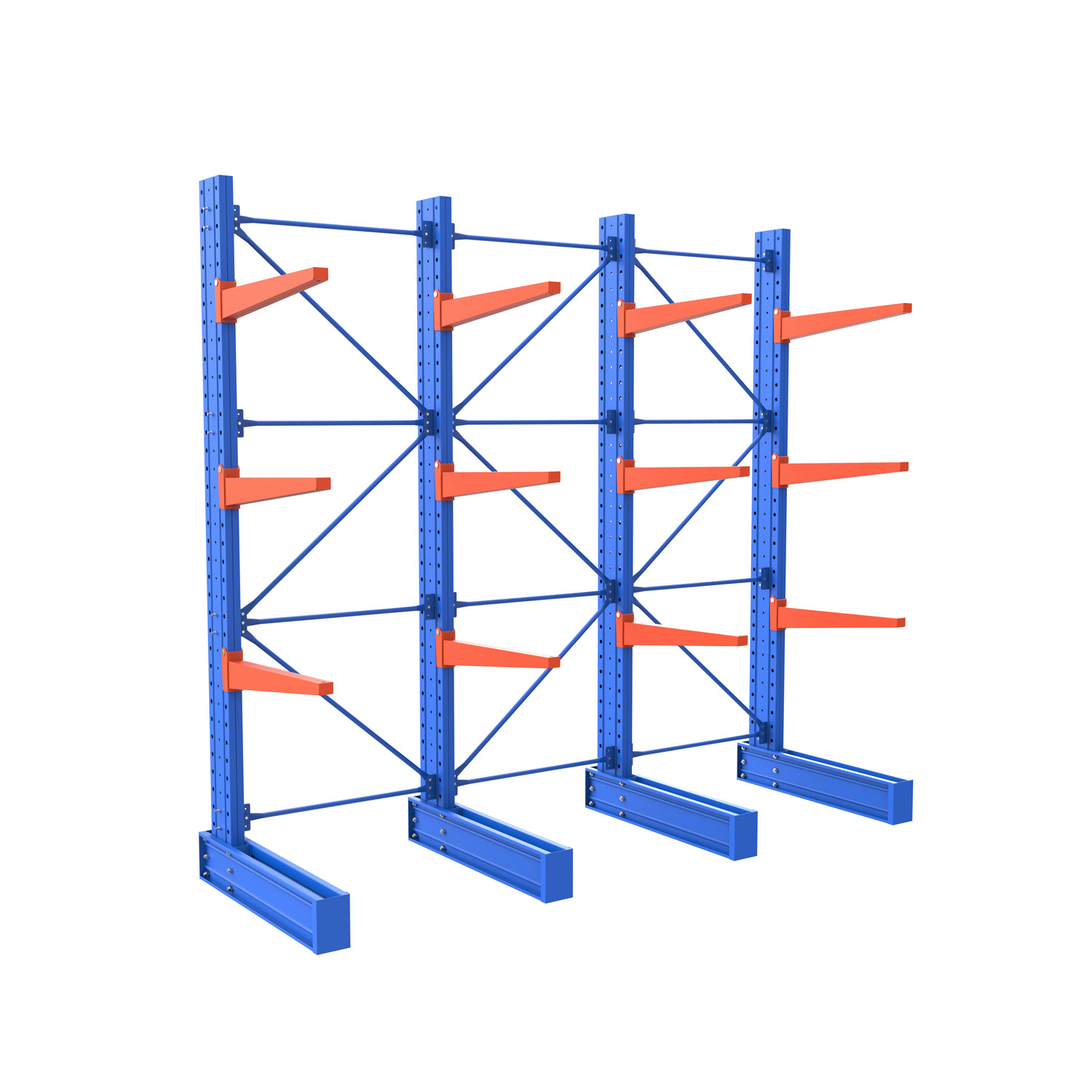 Heavy Duty Cantilever Racking | 4290mm Height 3 Bay Single Side ...