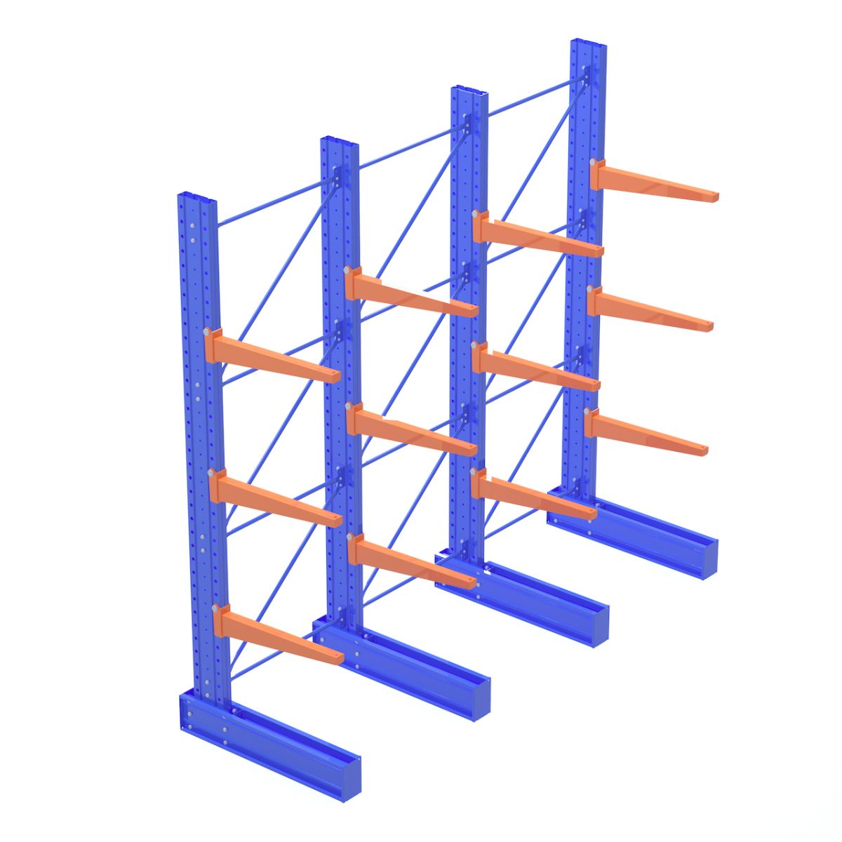 Heavy Duty Cantilever Racking | 4290mm Height 3 Bay Single Side ...
