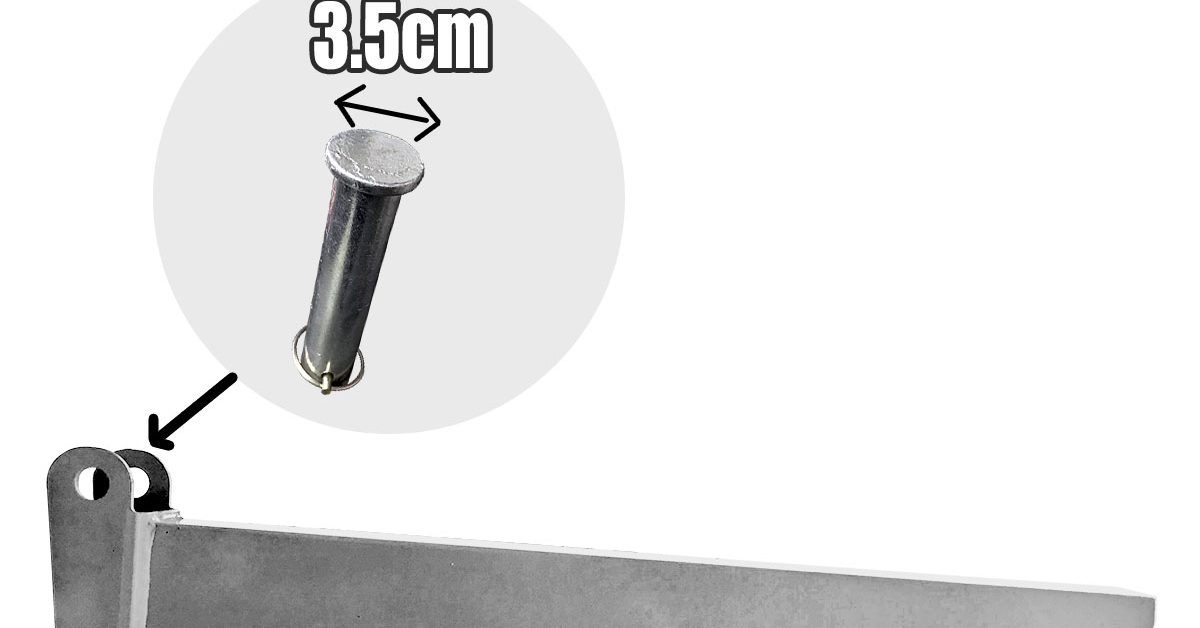 Galvanised Canti Rack Arm 1200mm