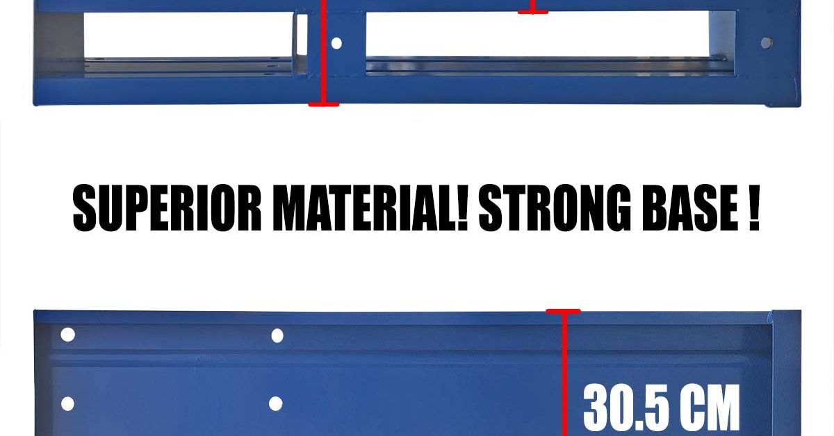 Powder Coated HD Canti Rack Single Base 1890mm