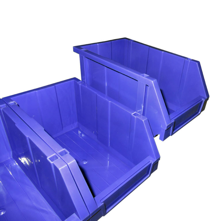 Small - Stackable Storage Bin Plastic Container | Super Rack