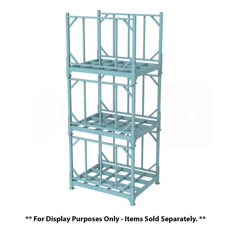 Stackable Stillage - Stack Up Cage PC Green | Super Rack