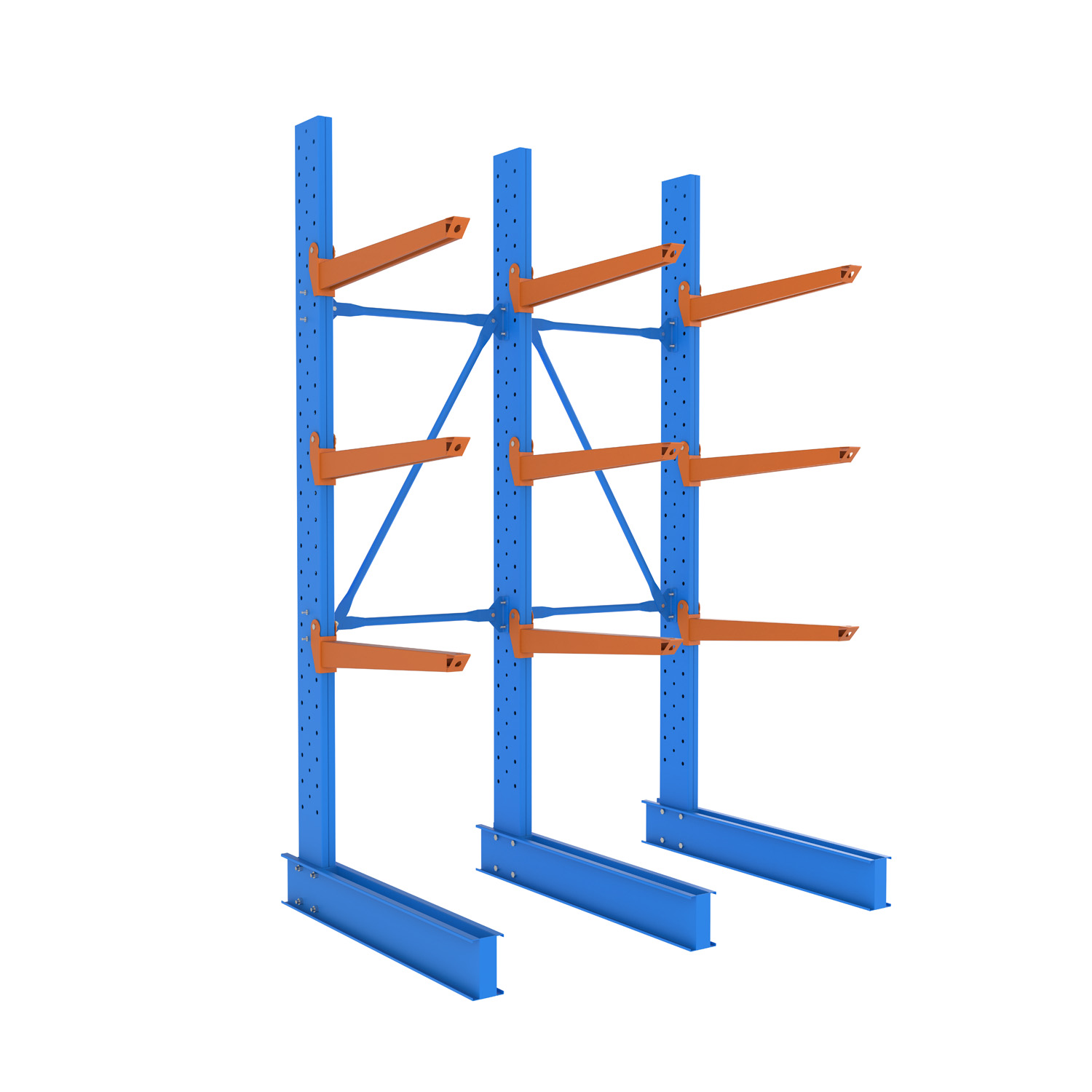 Light Duty Cantilever Racking | 3000mm H 2 Bays Single Side 900mm Arm ...