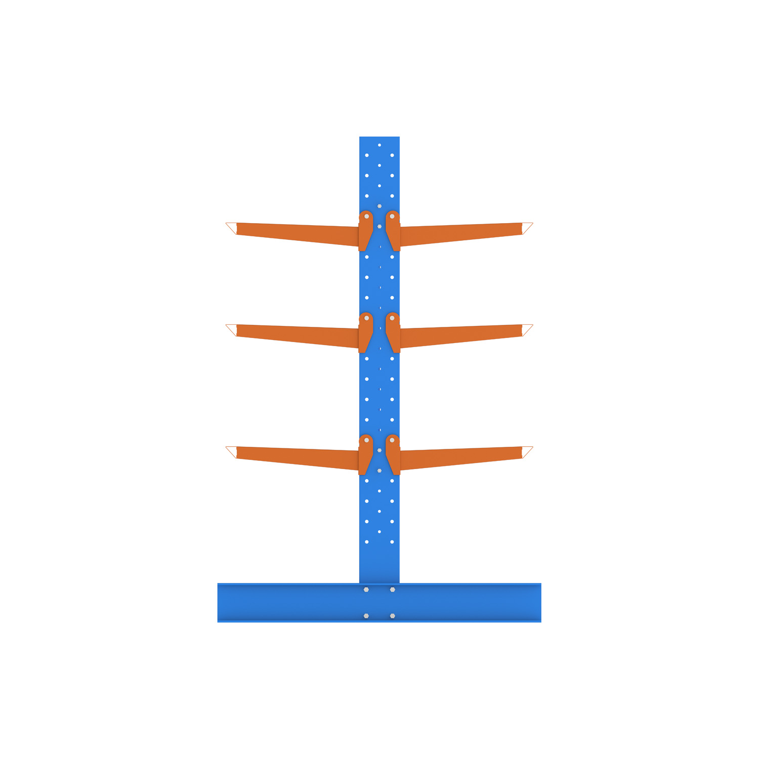 Light Duty Cantilever Racking | 2400mm H 2 Bays Double Side 600mm Arm ...