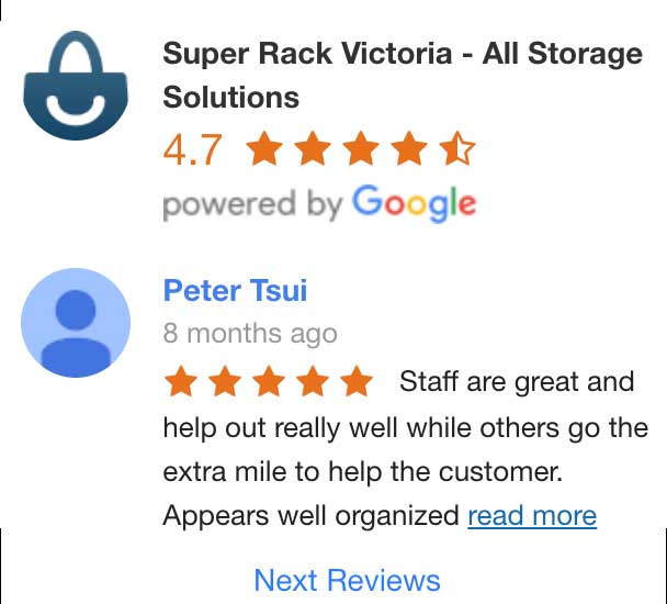 Garage Shelving Best Seller ( Shelving Start From $90 ) Super Rack