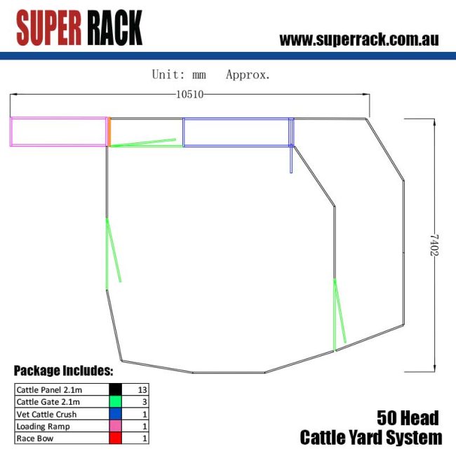 50 Head Cattle Yard Design