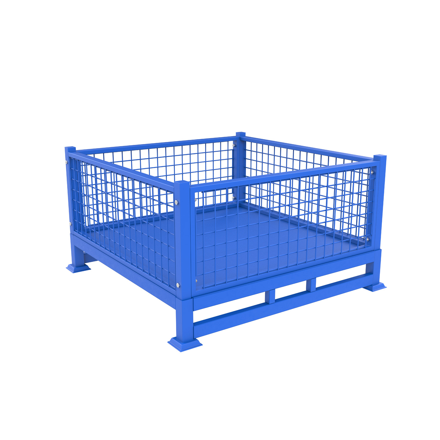 Stack Up Cage | Stackable Stillage Galvanised Warehouse Storage Pallet ...