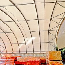 Container Dome Shelter Single Truss 12m x 12m | Super Rack