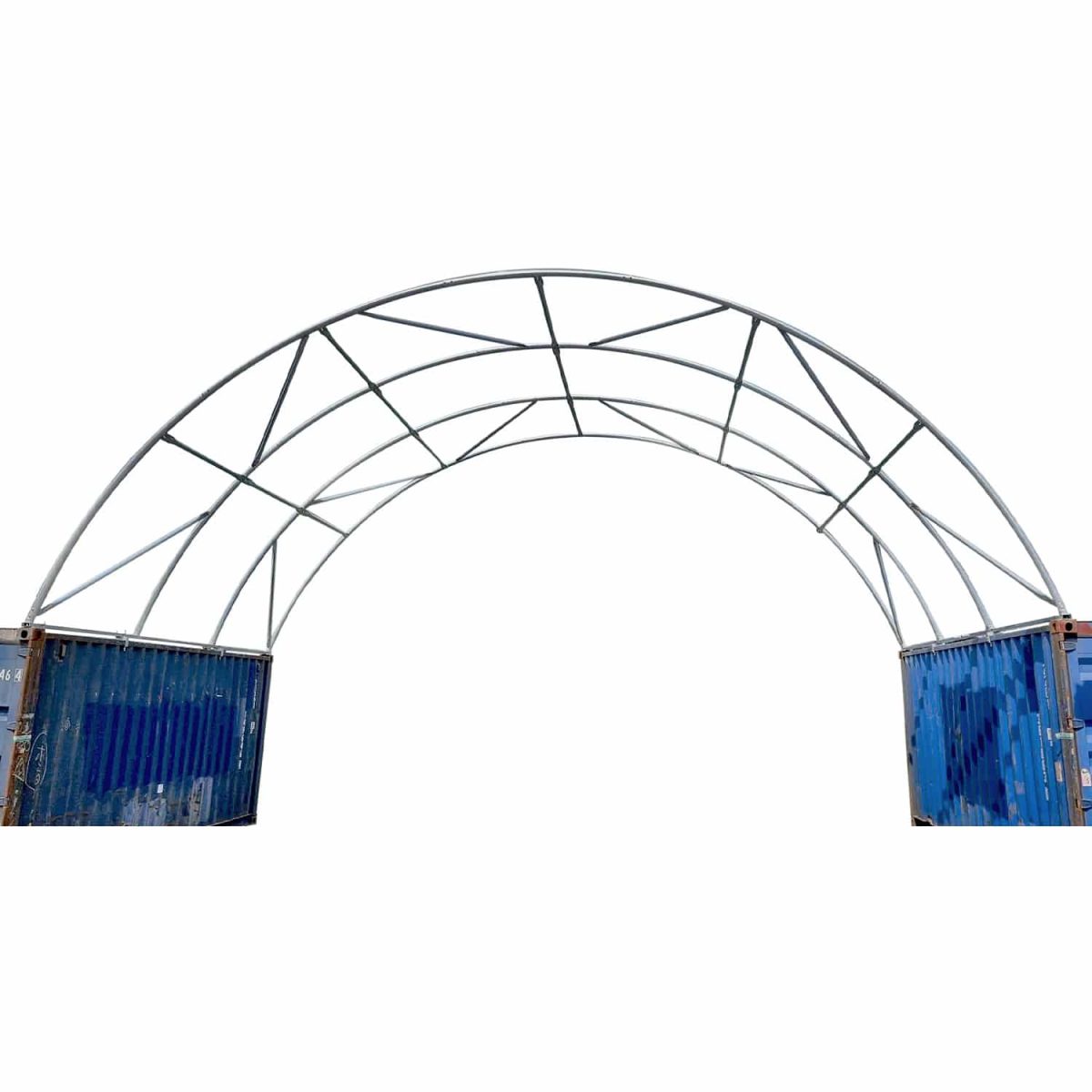 Container Dome Shelter Single Truss 10m x 6m | Super Rack