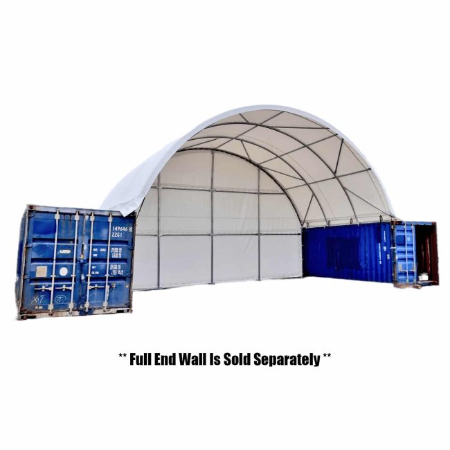 Container Dome Shelter Single Truss 10m x 6m | Super Rack