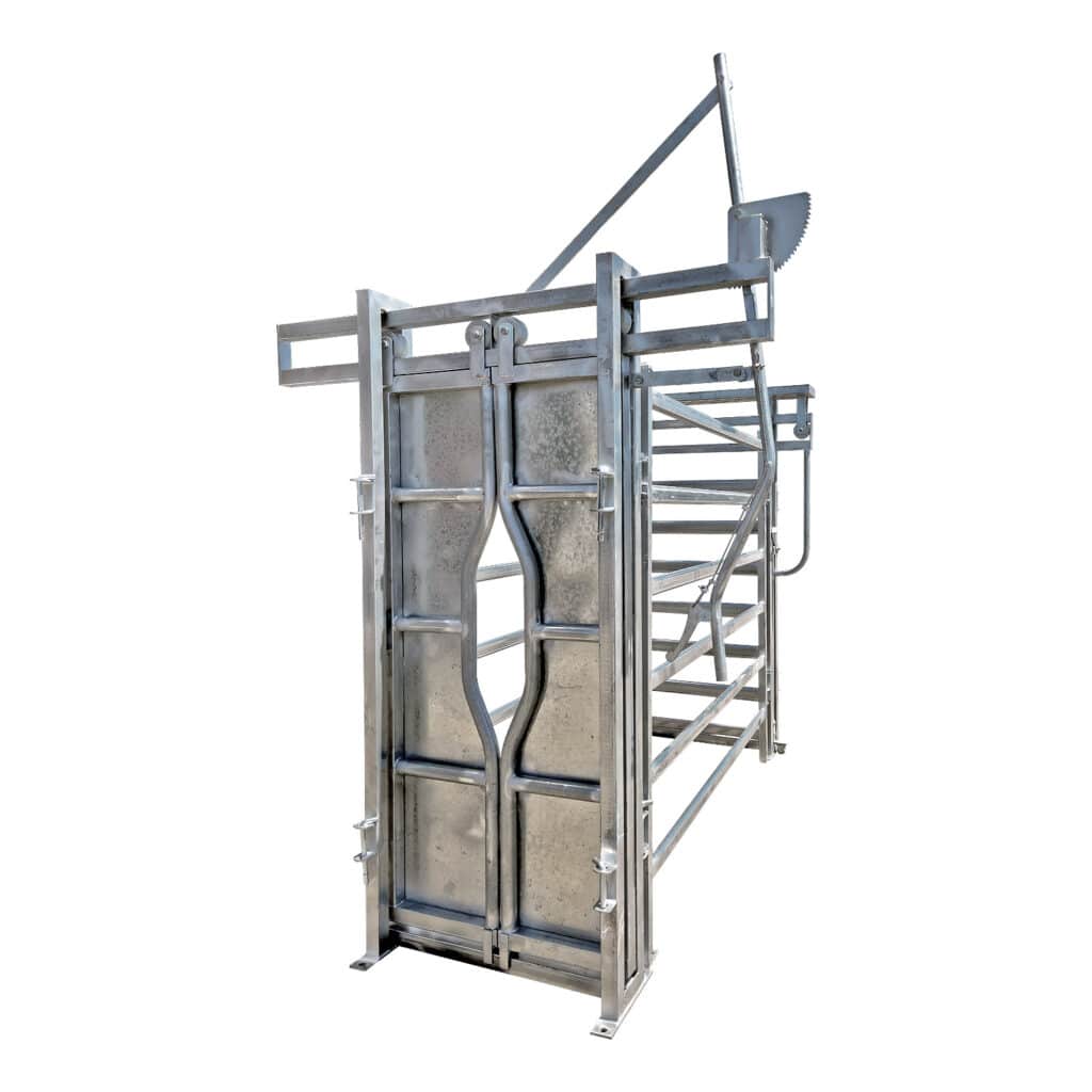 Short Cattle Crush Manual Headbail | Super Rack