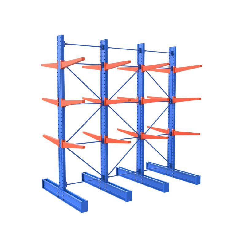 Heavy Duty Cantilever Racking | 4840mm Height 3 Bay Double Side ...