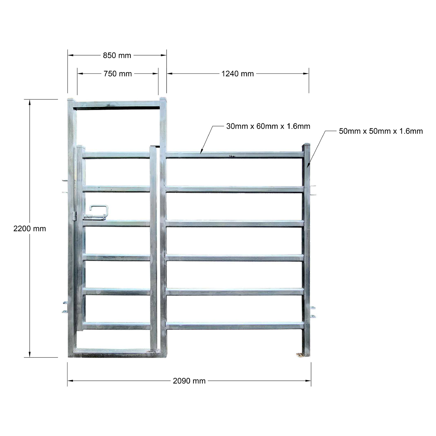 Cattle Manway Gate Panel