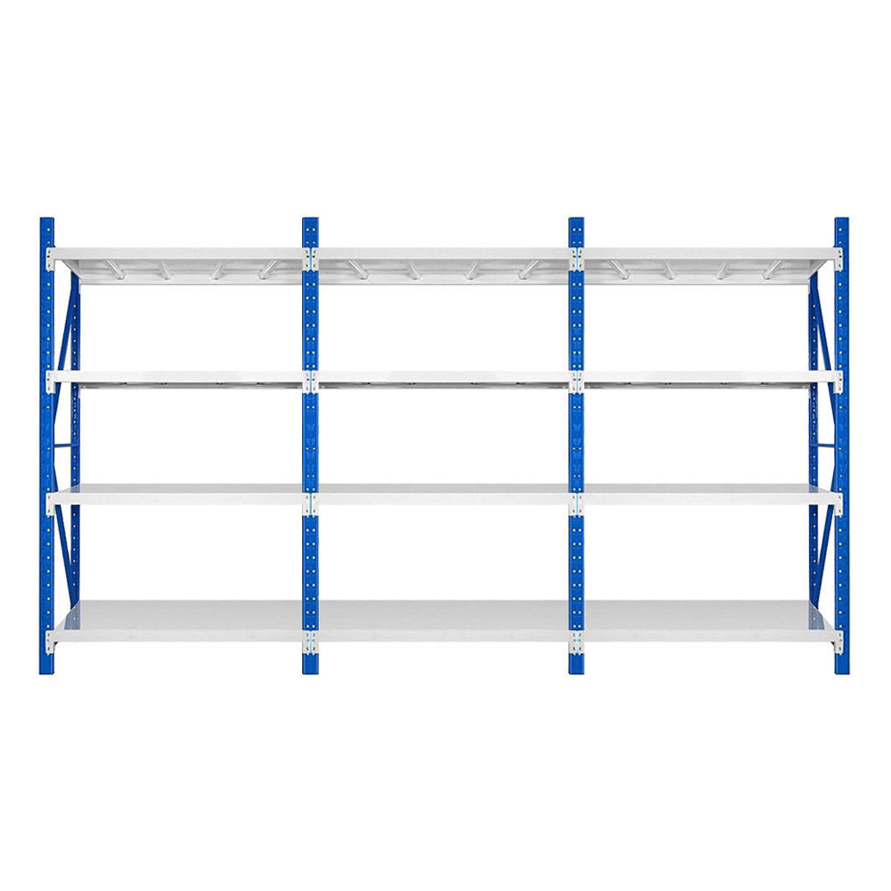 2m (H) X 3.6m (L) X 0.5m (D) 1800kg 4-Tier Adjustable Garage Shelving ...