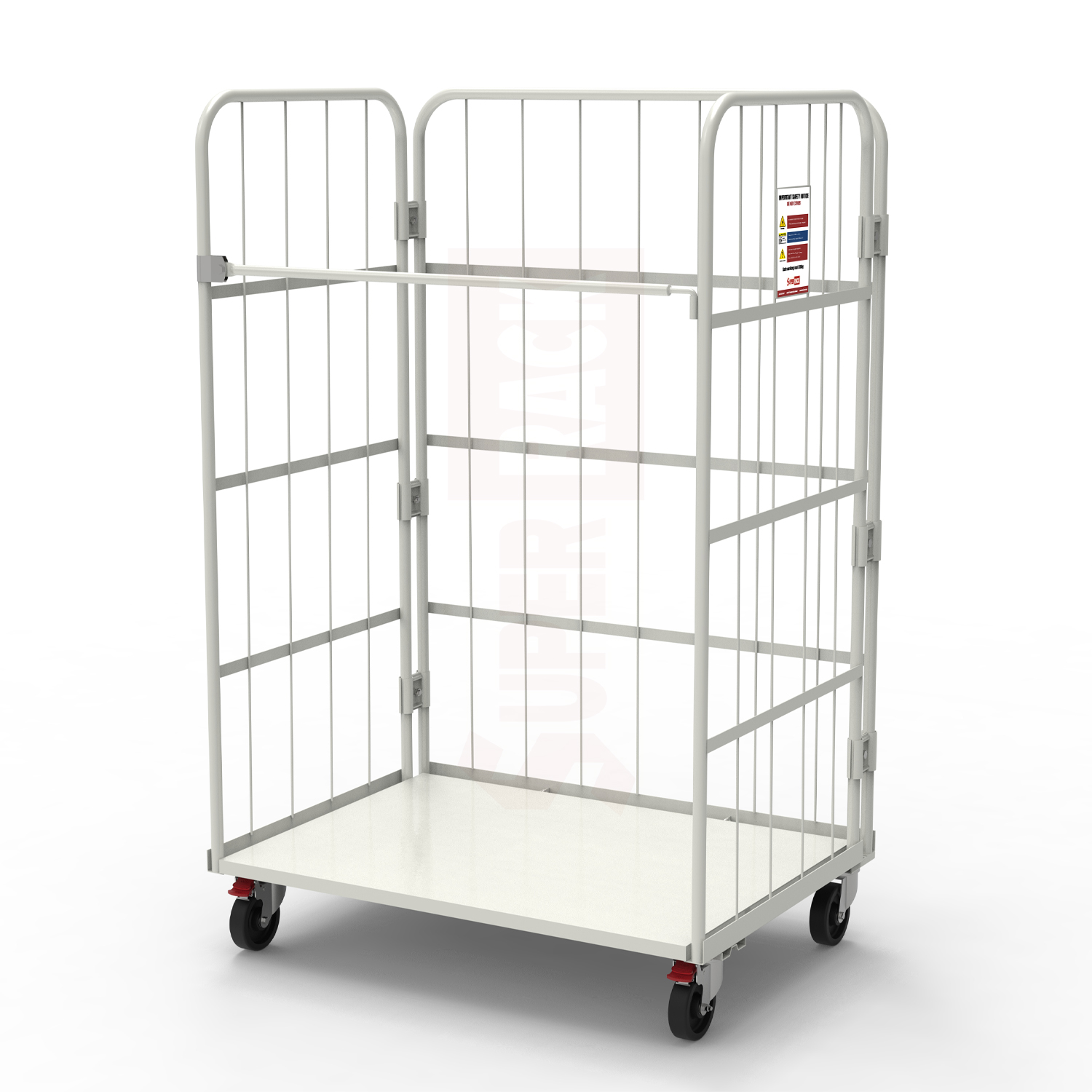 Heavy Duty Roll Cage Trolley | Super Rack
