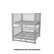 1m X 1m X 0.6m HDG Stack Up Pallet Cage | Super Rack