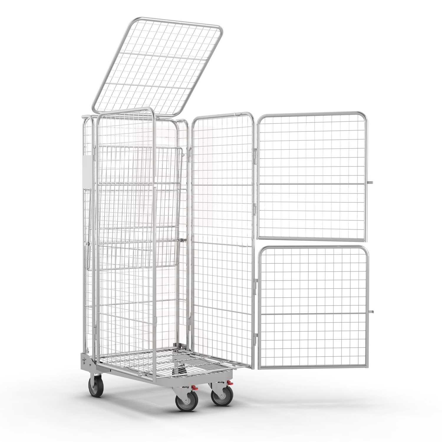 Nesting Roll Cage Trolley With Doors | Super Rack