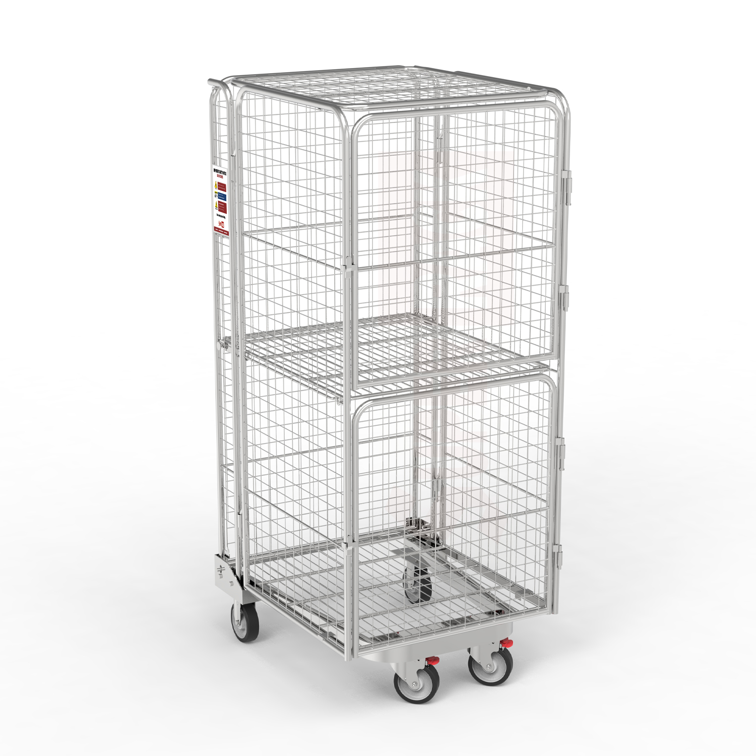 Nesting Roll Cage Trolley With Doors | Super Rack