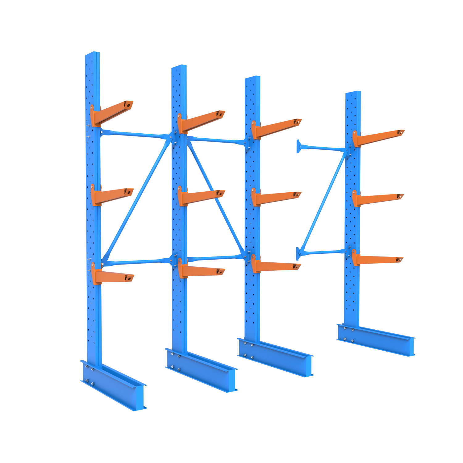 Build Your Own - Light Duty Cantilever Racking Single Sided | Super Rack