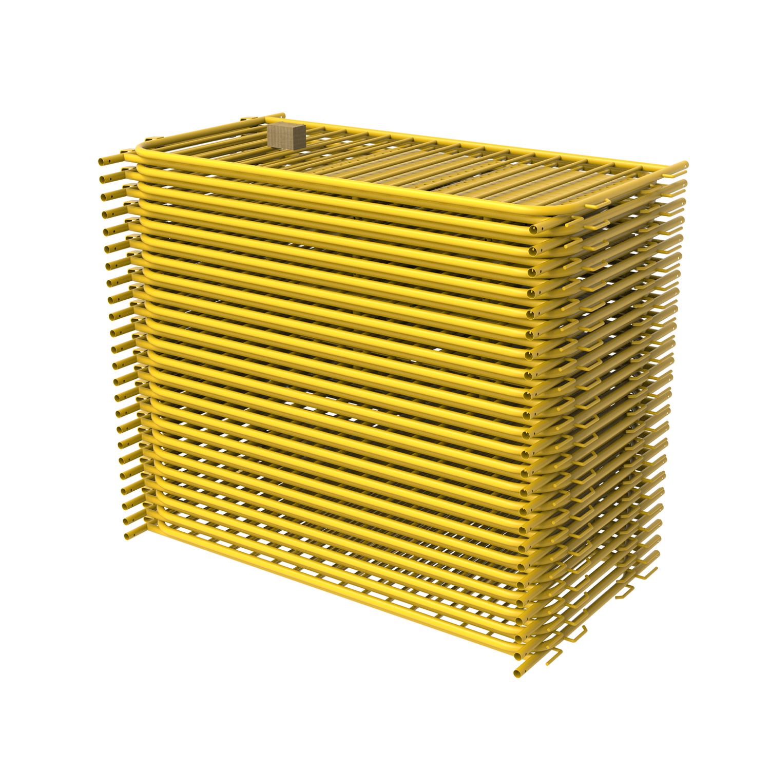 50pcs Yellow Crowd Control Barrier Idea For Construction Site And Event ...