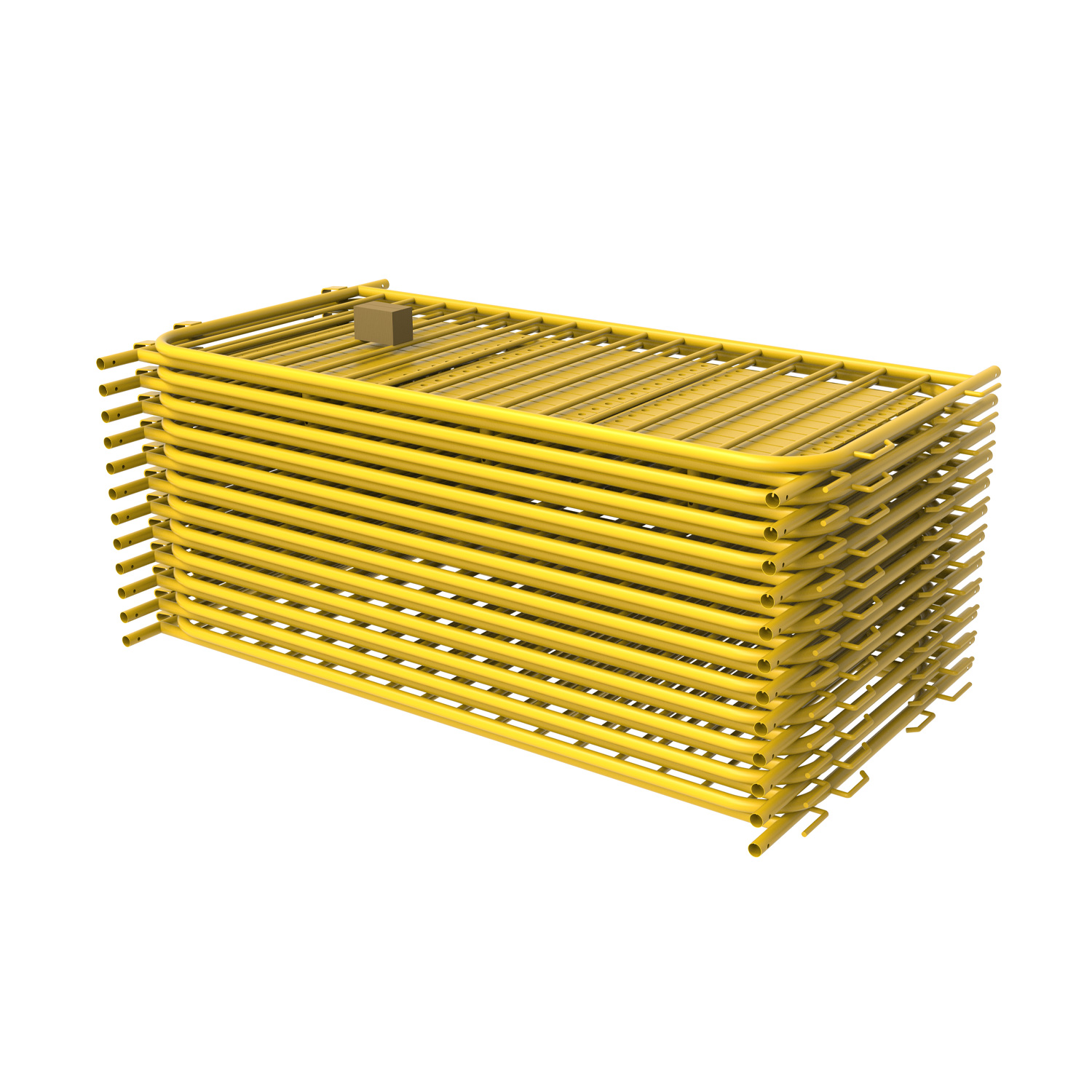 50m Yellow Crowd Control Barrier Set | Super Rack