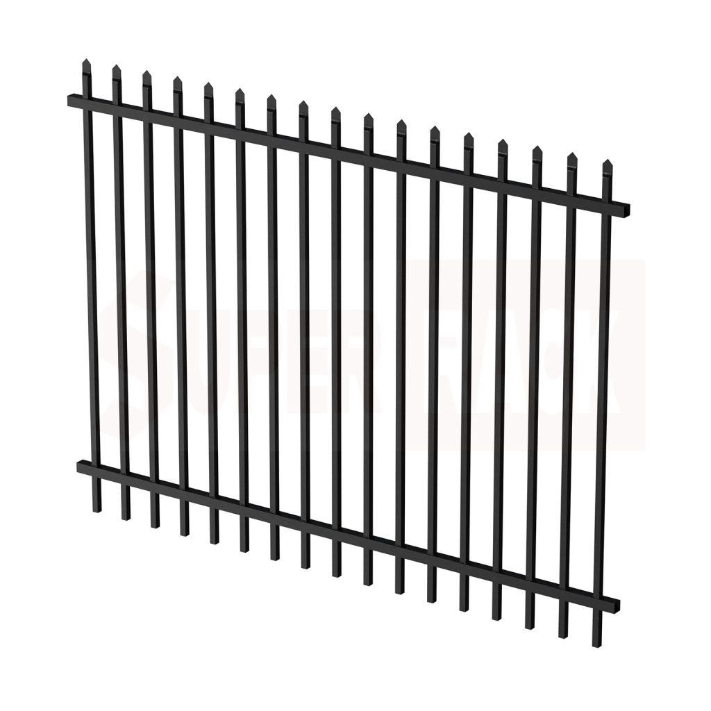 1.8M High Steel Spear Top Security Fencing Panel | Super Rack