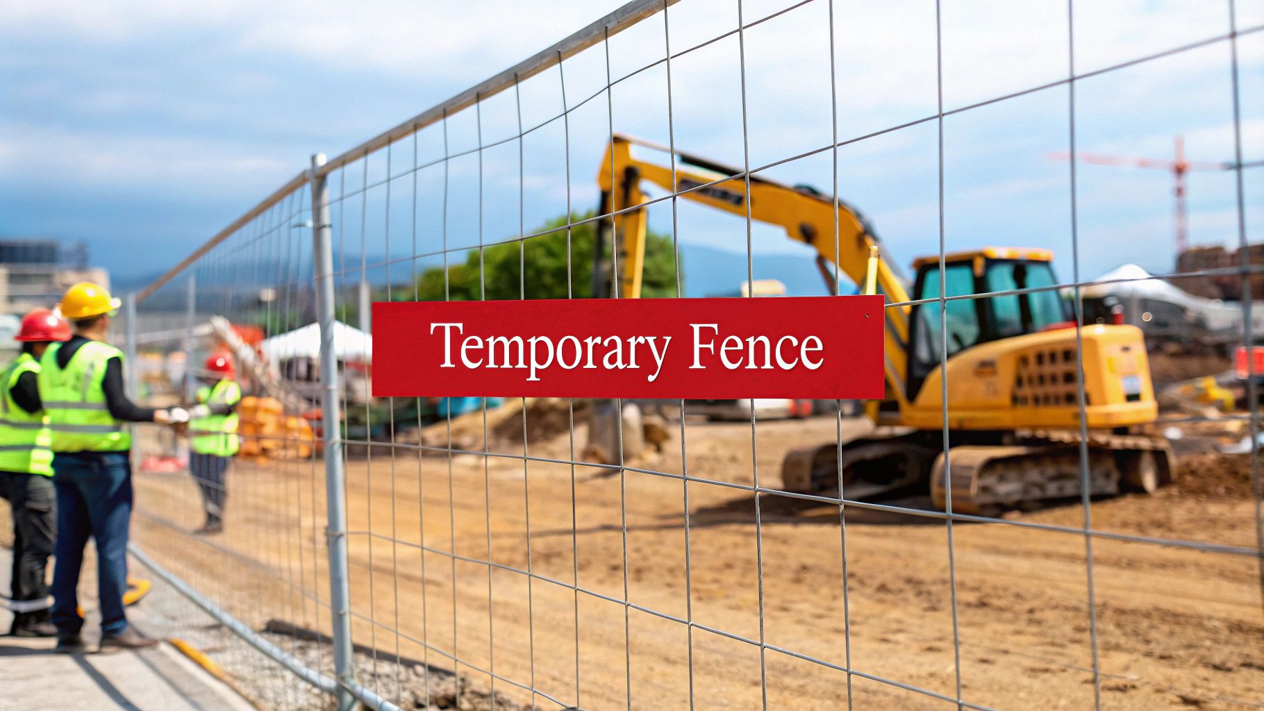 A Guide To Temporary Fencing For Construction Sites