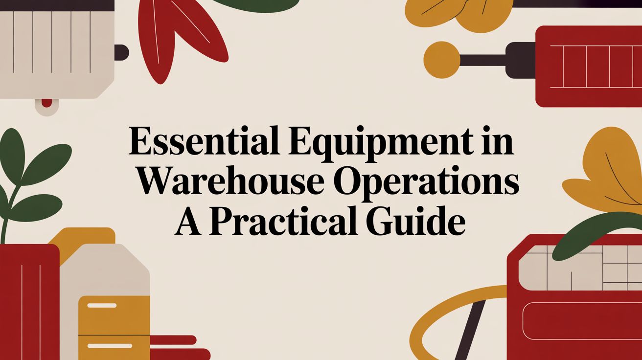 Essential Equipment In Warehouse Operations: A Practical Guide